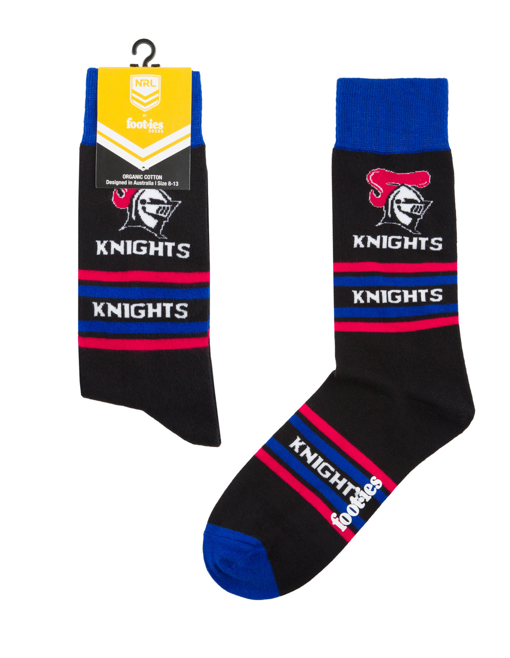 Newcastle Knights Stripe Organic Cotton Socks